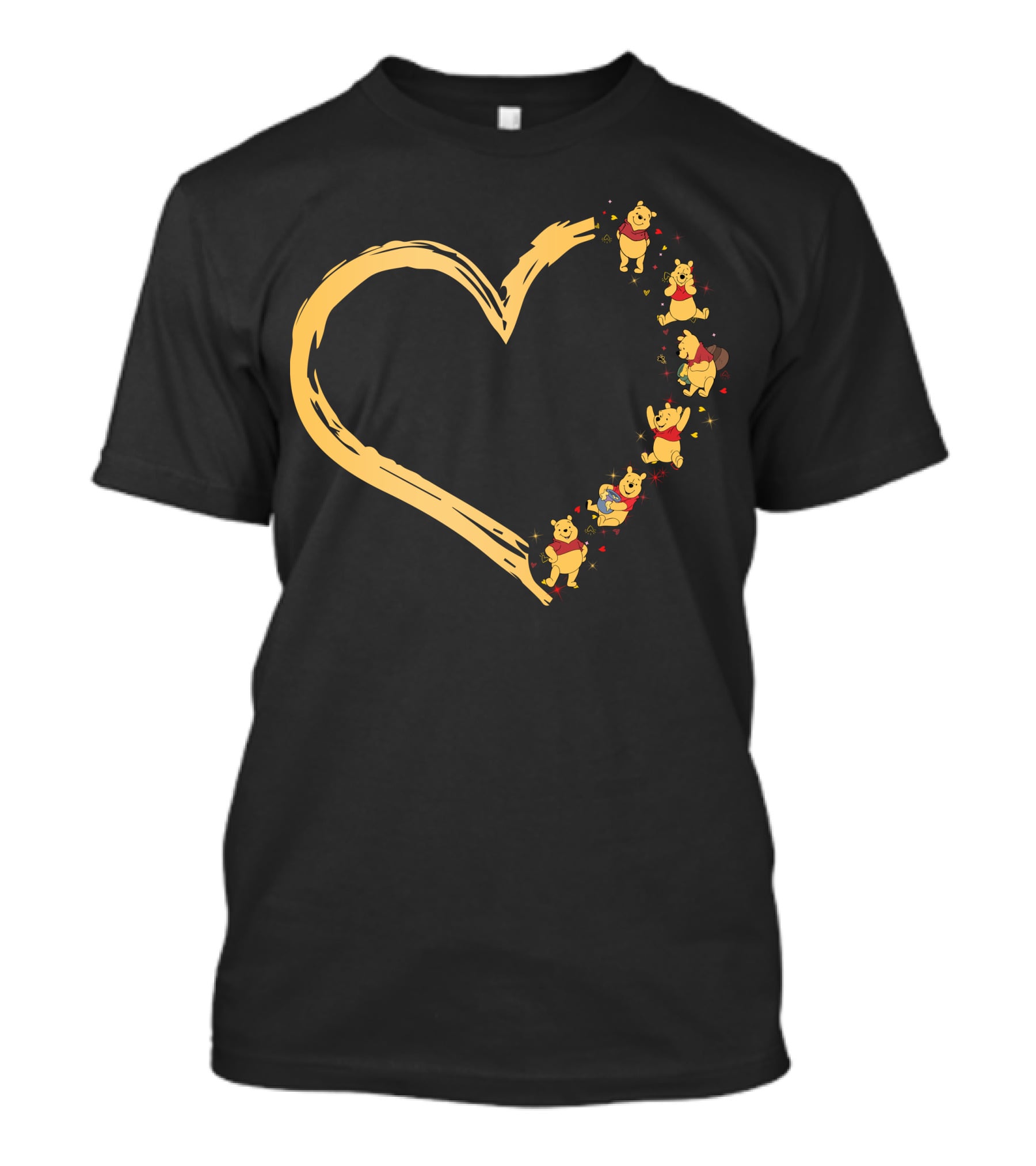 Winnie The Pooh Heart-Shaped Moments Of Love And Friendship T-Shirt