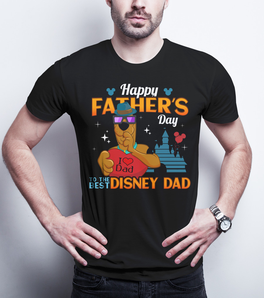 Happy Father's Day To The Best Disney Dad Scooby Doo T-Shirt