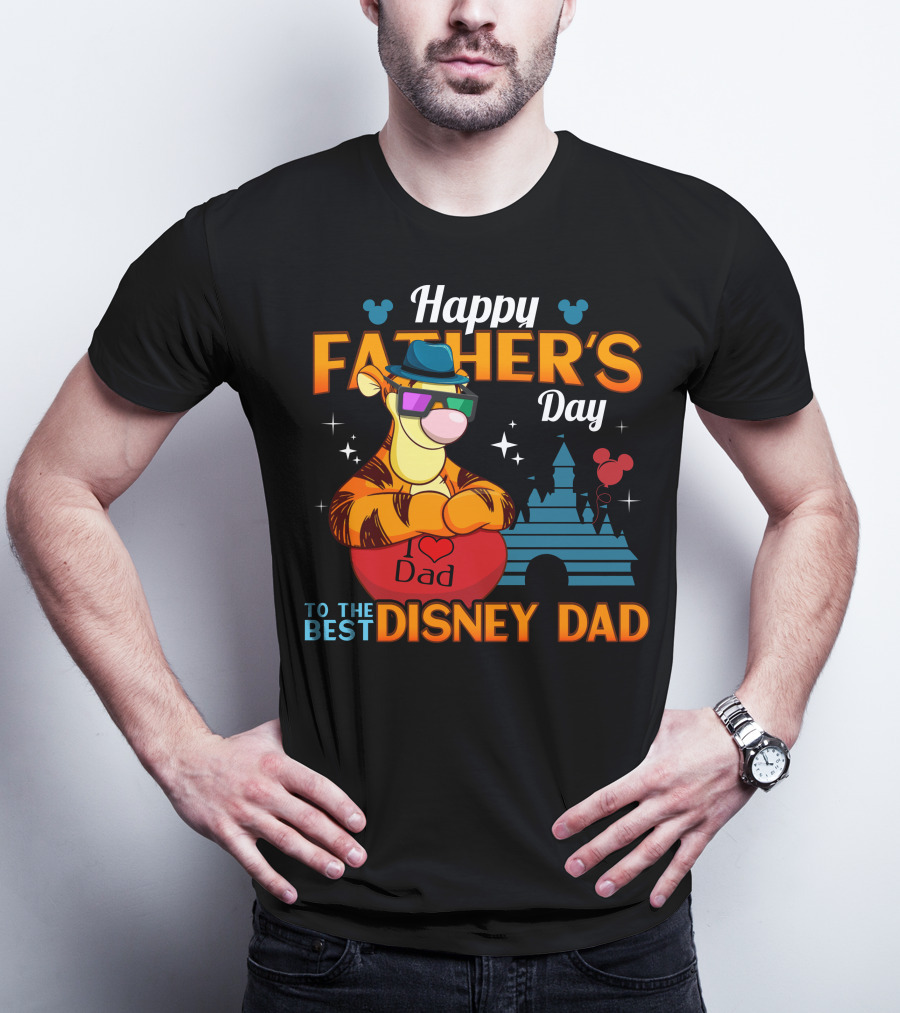 Happy Father's Day Tigger Disney Dad T-Shirt