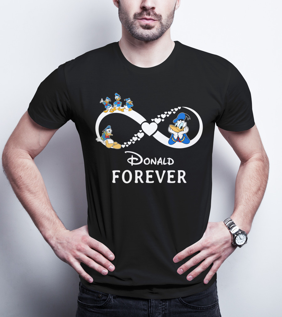 Disney Donald Duck Forever Infinity Heart T-Shirt