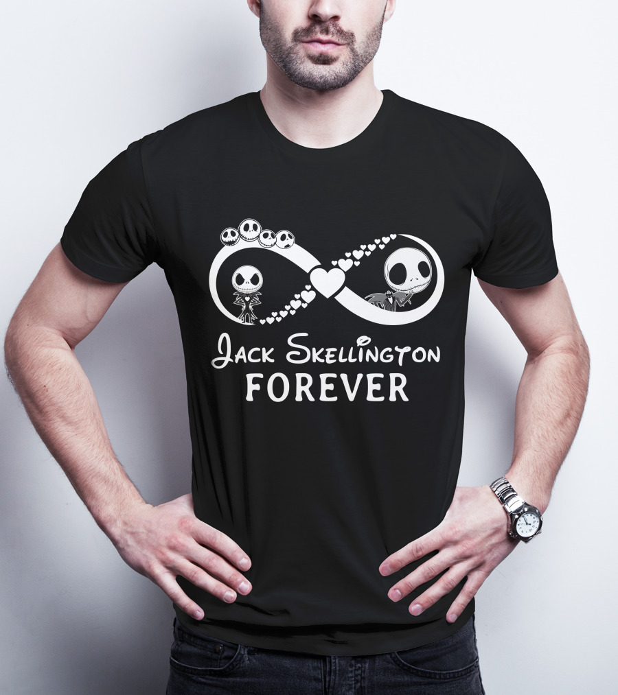 Jack Skellington Forever Infinity Hearts T-Shirt