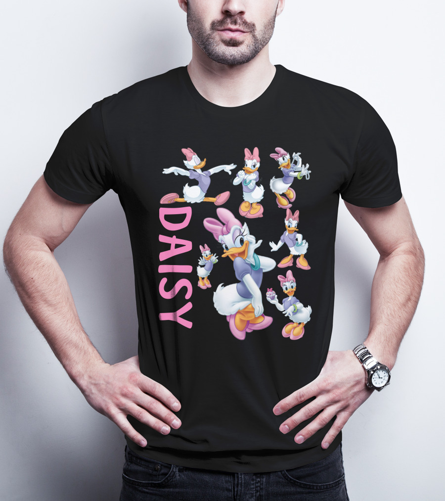 Daisy Duck Multiple Poses Character Compilation T-Shirt