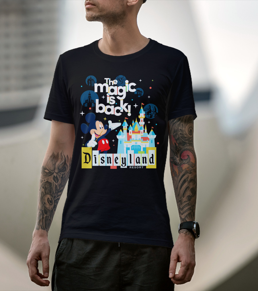 The Magic Is Back Mickey Disneyland Resort T-Shirt