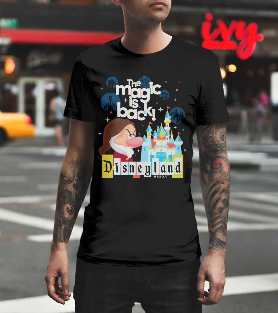 The Magic Is Back Grumpy Disneyland Resort T-Shirt