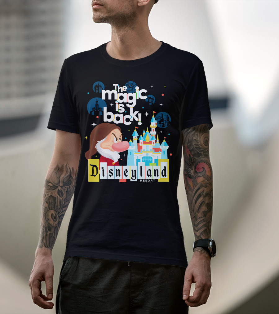 The Magic Is Back Grumpy Disneyland Resort T-Shirt