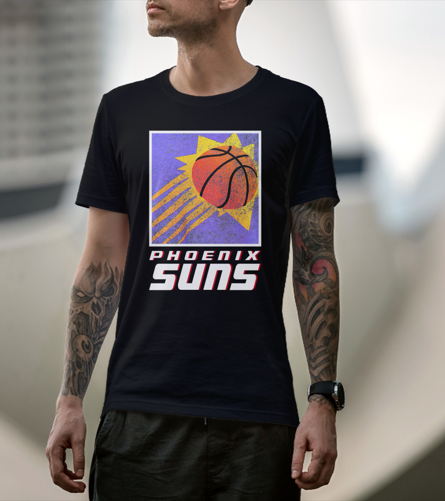 Phoenix Suns Basketball Vintage Style Retro T-Shirt