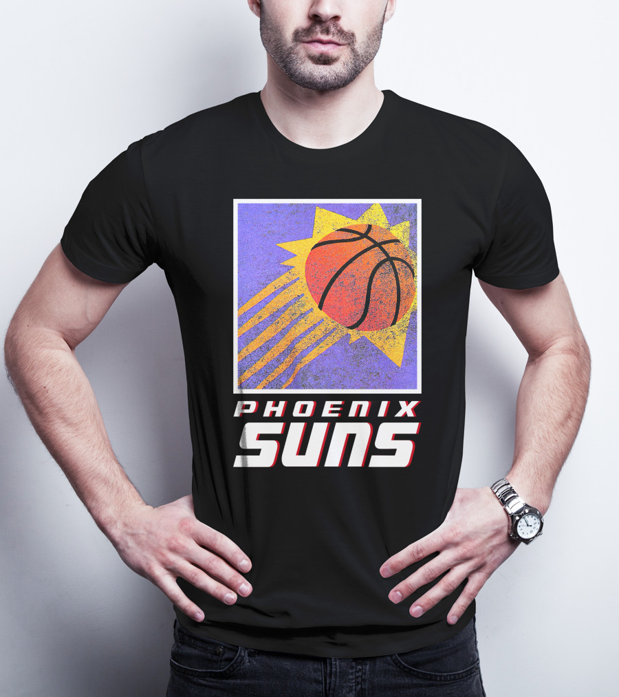 Phoenix Suns Basketball Vintage Style Retro T-Shirt