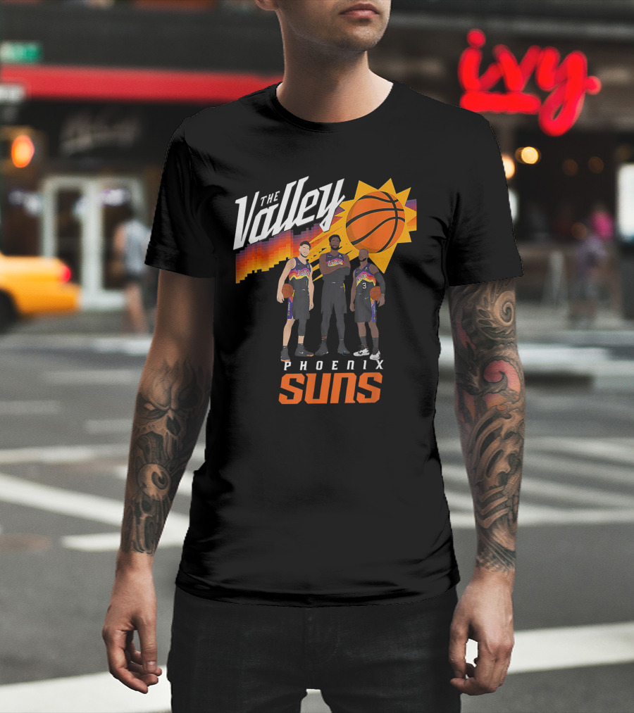 The Valley Phoenix Suns Basketball Players T-Shirt