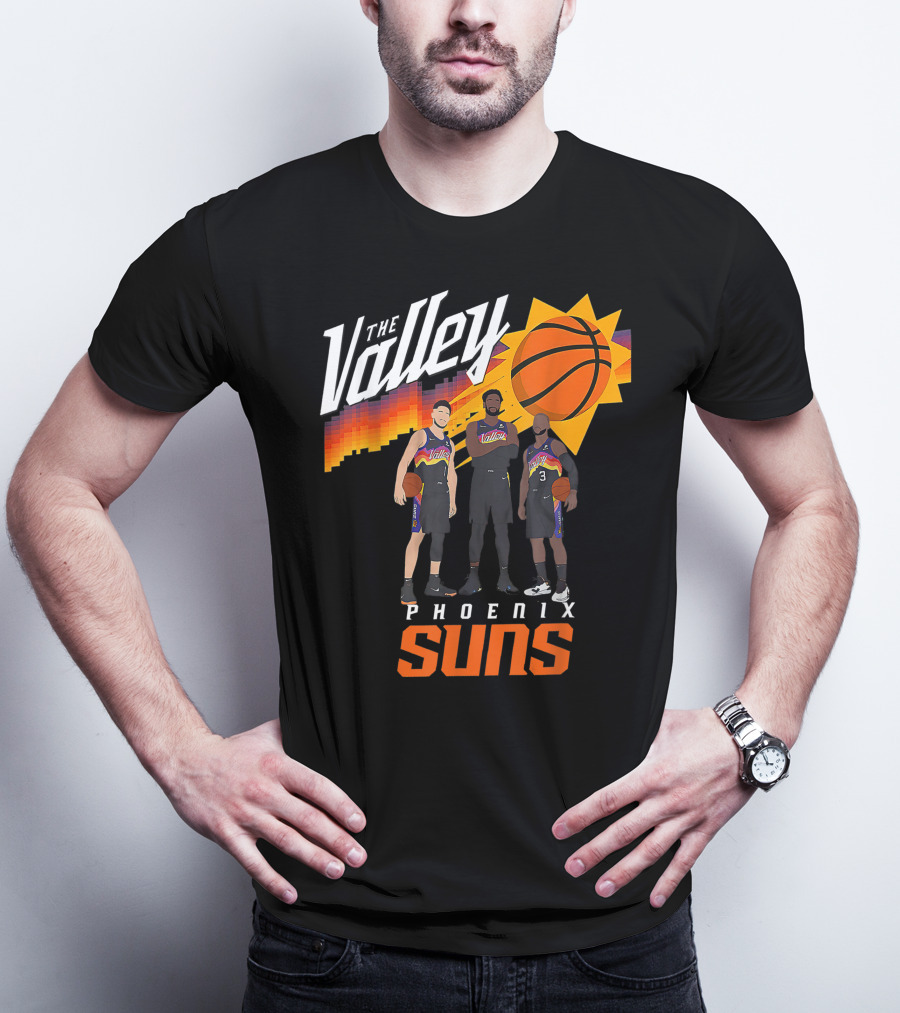 The Valley Phoenix Suns Basketball Players T-Shirt