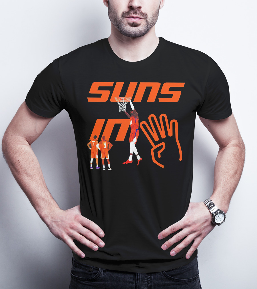 Suns In Four Basketball Slam Dunk Gesture T-Shirt