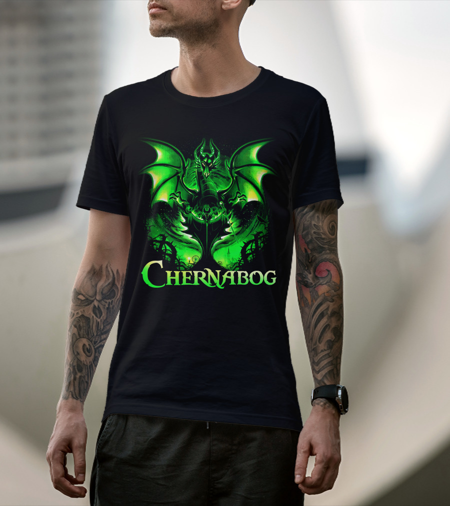 Chernabog Green Dragon Fantasy T-Shirt