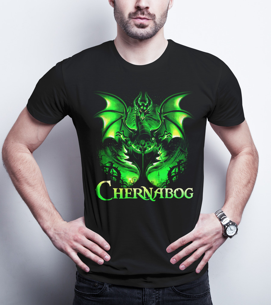 Chernabog Green Dragon Fantasy T-Shirt