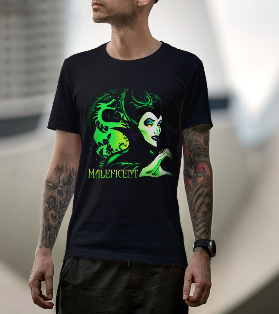 Maleficent 4 Green Dragon Iconic Character T-Shirt