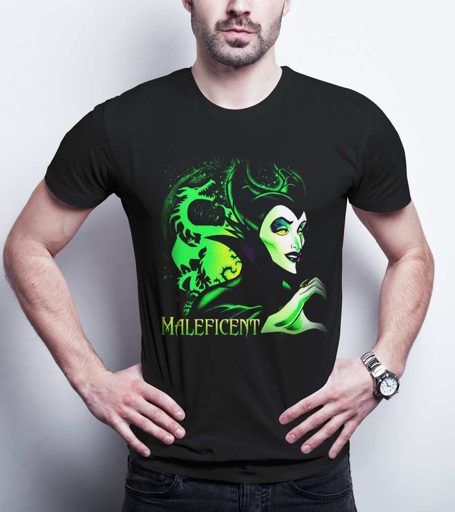 Maleficent 4 Green Dragon Iconic Character T-Shirt