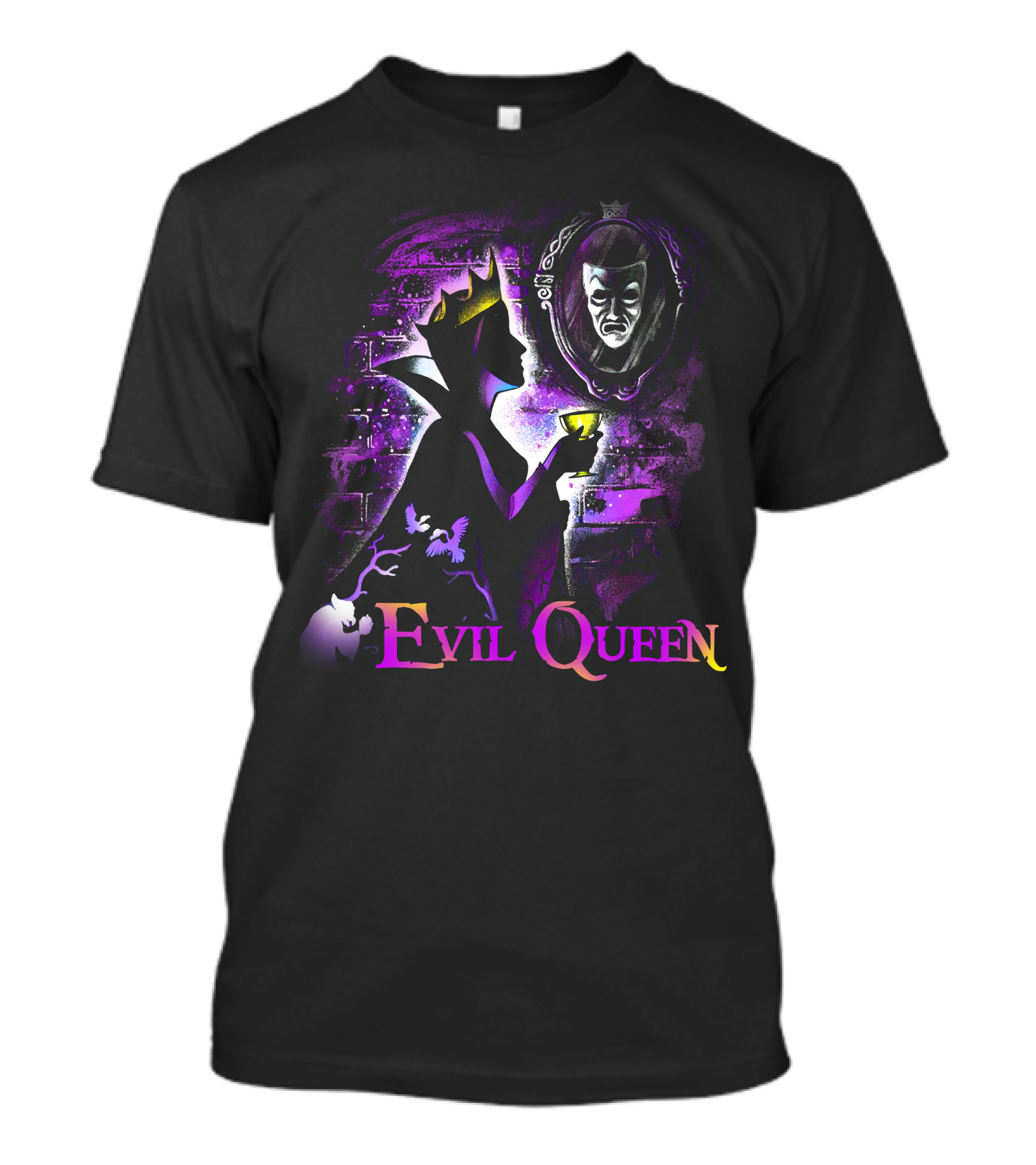 Evil Queen With Magic Mirror And Potion T-Shirt