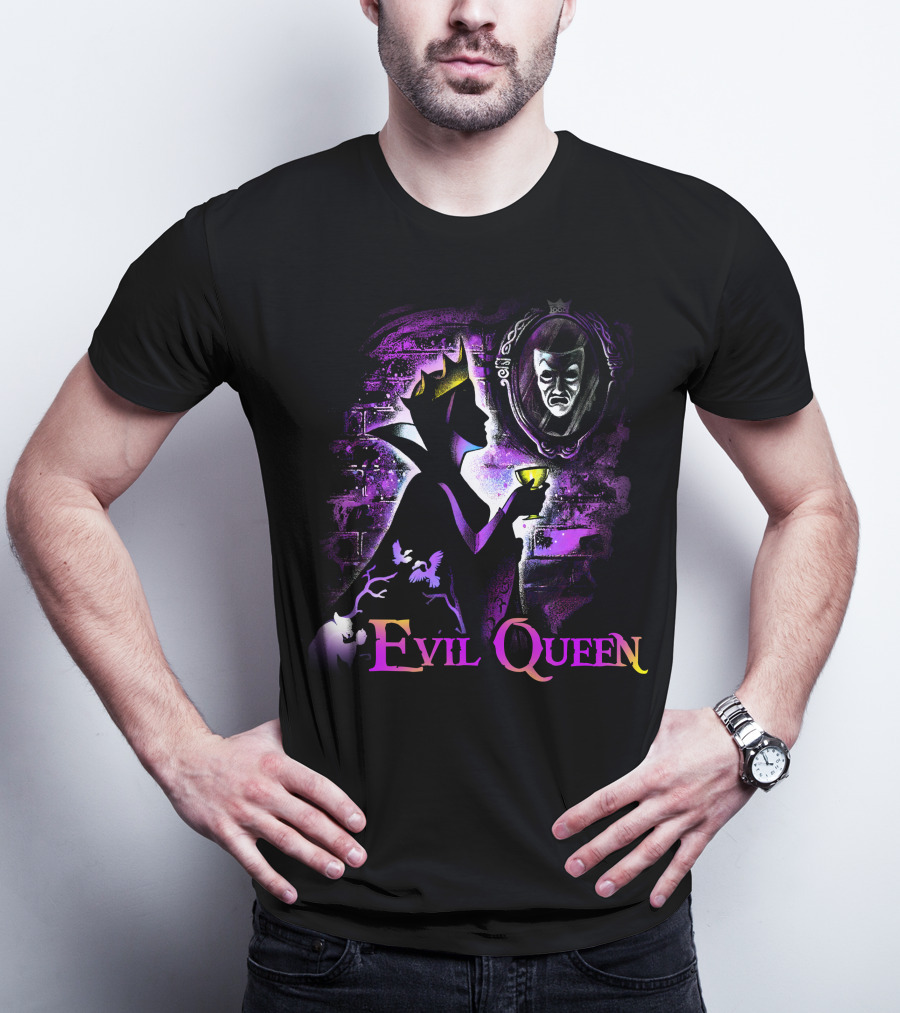 Evil Queen With Magic Mirror And Potion T-Shirt