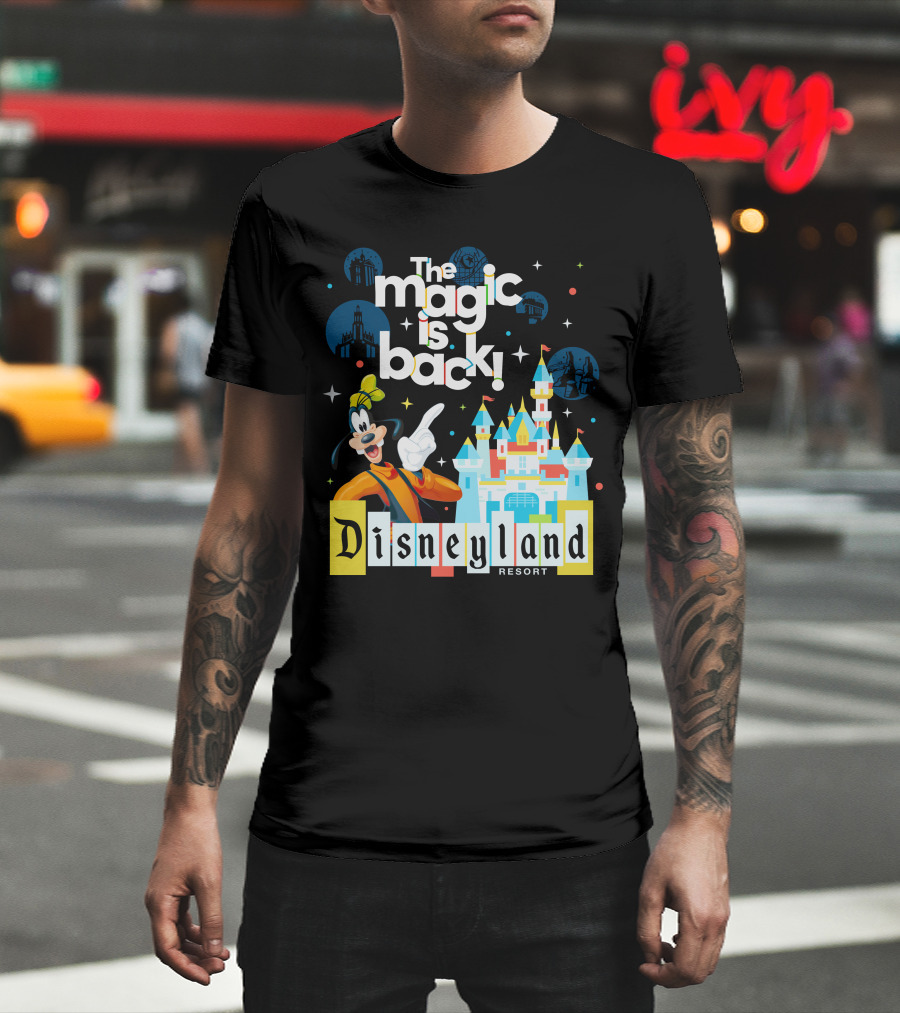 The Magic Is Back Goofy Disneyland Resort T-Shirt