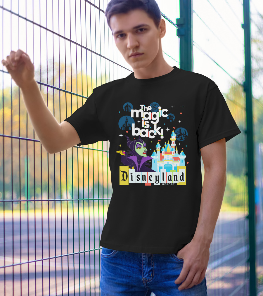 The Magic Is Back Maleficent Disneyland Resort T-Shirt
