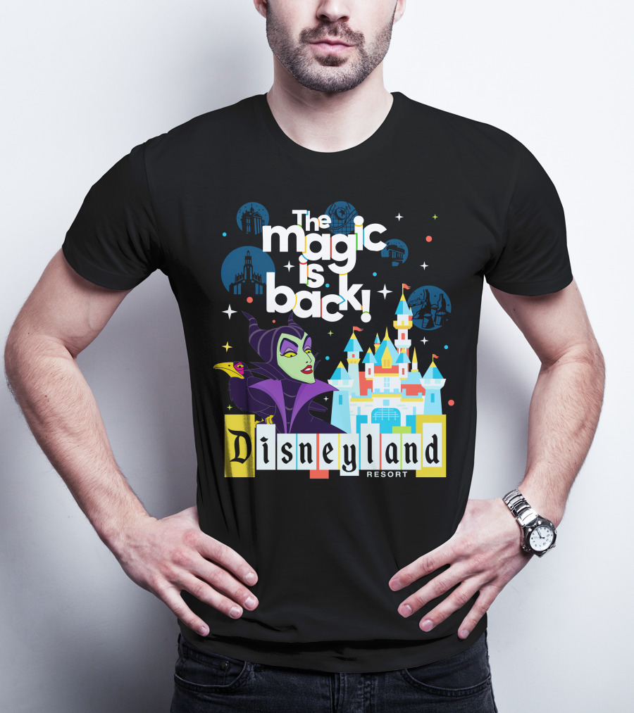 The Magic Is Back Maleficent Disneyland Resort T-Shirt