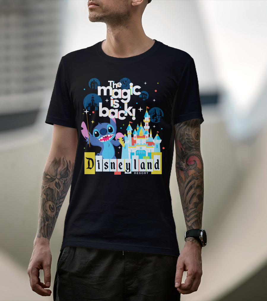 The Magic Is Back Stitch Disneyland Resort T-Shirt