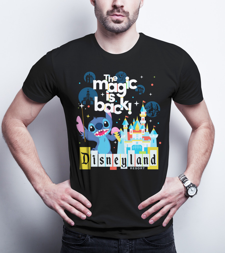 The Magic Is Back Stitch Disneyland Resort T-Shirt