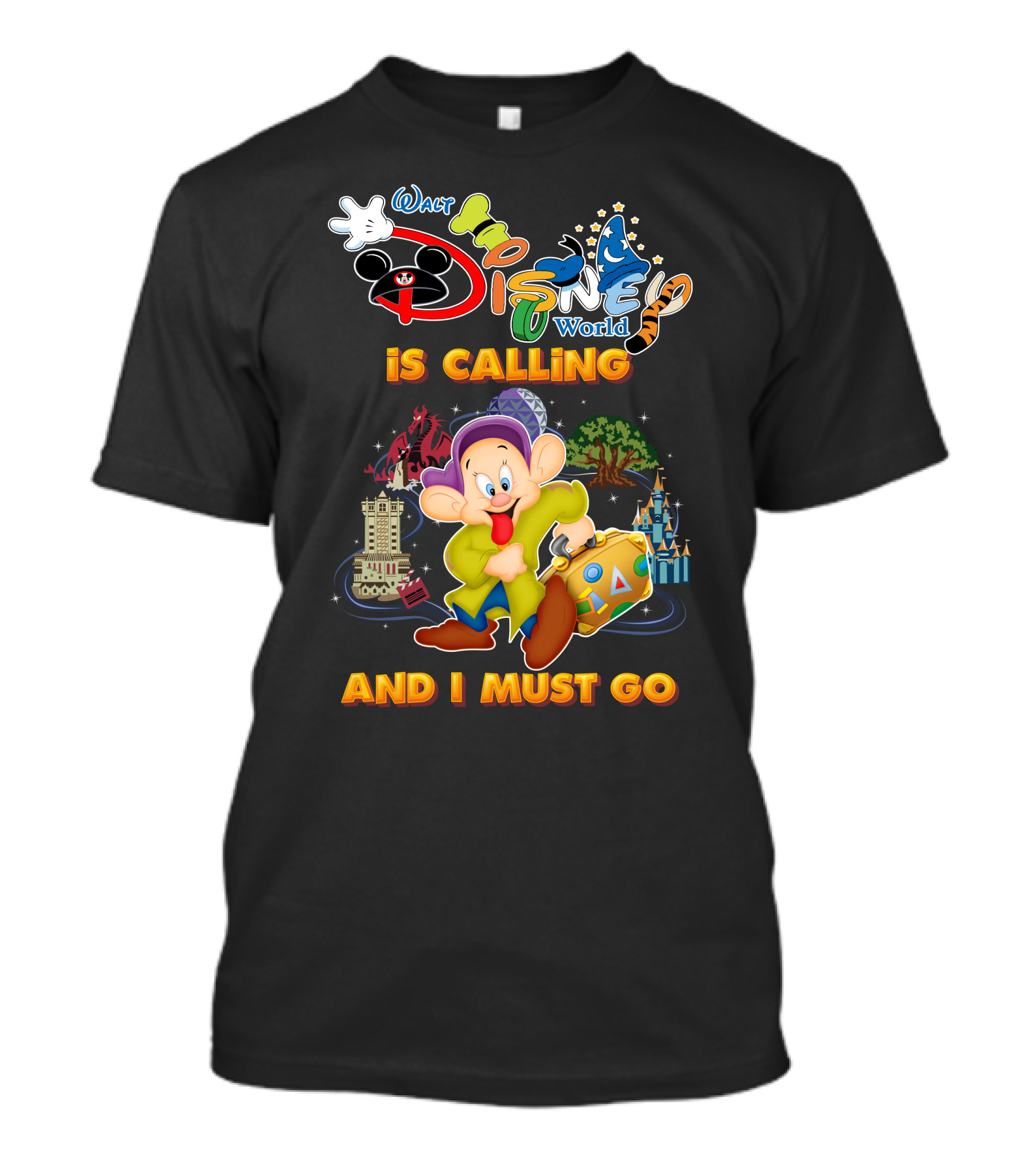 Walt Disney World Is Calling And I Must Go Dopey T-Shirt
