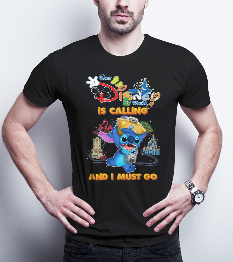 Walt Disney World Is Calling And I Must Go Stitch T-Shirt