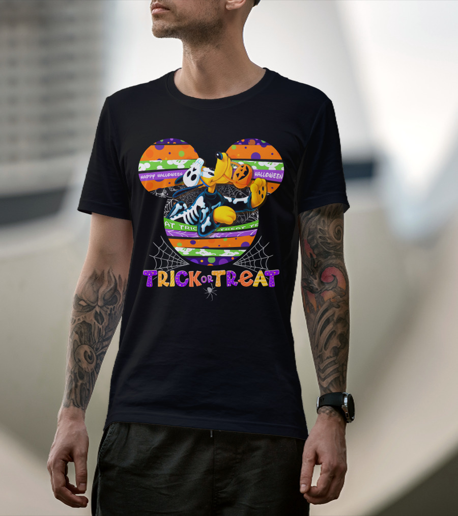Happy Halloween Pluto Trick Or Treat T-Shirt