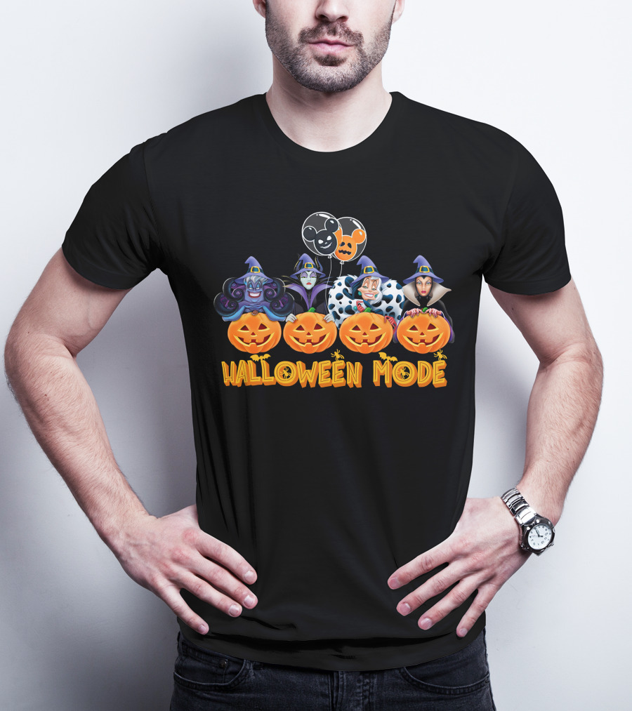 Halloween Mode Villains Pumpkins T-Shirt