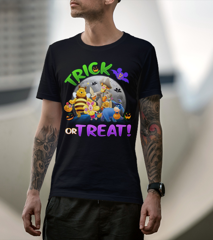 Trick Or Treat Winnie The Pooh Halloween Adventure T-Shirt