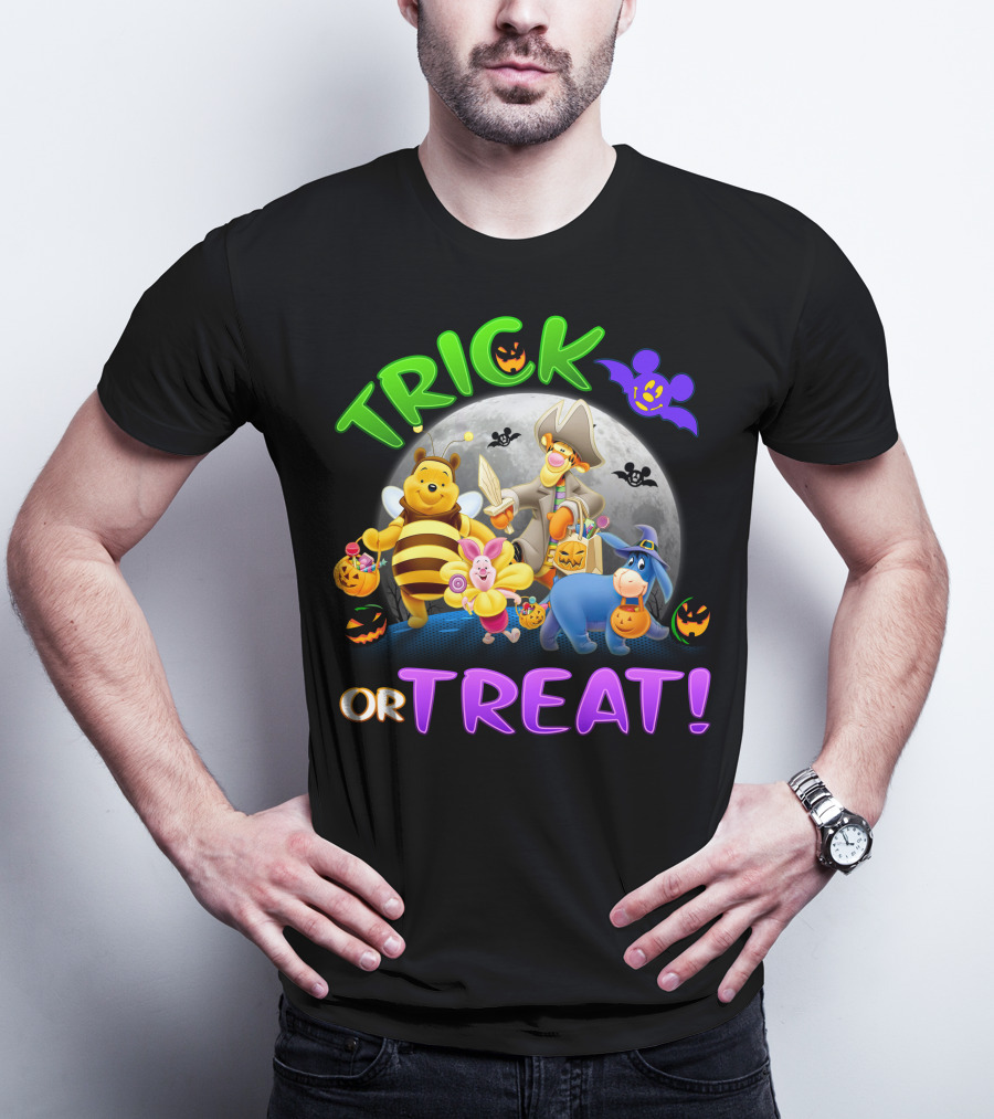 Trick Or Treat Winnie The Pooh Halloween Adventure T-Shirt