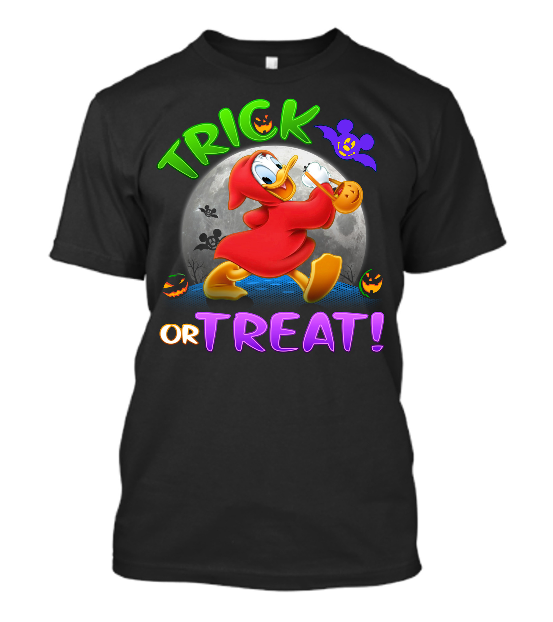 Trick Or Treat Donald Duck Halloween Disney T-Shirt