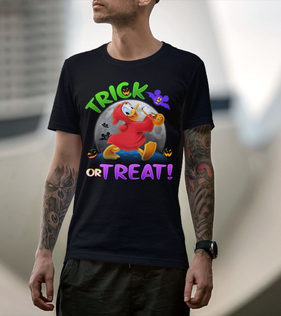 Trick Or Treat Donald Duck Halloween Disney T-Shirt