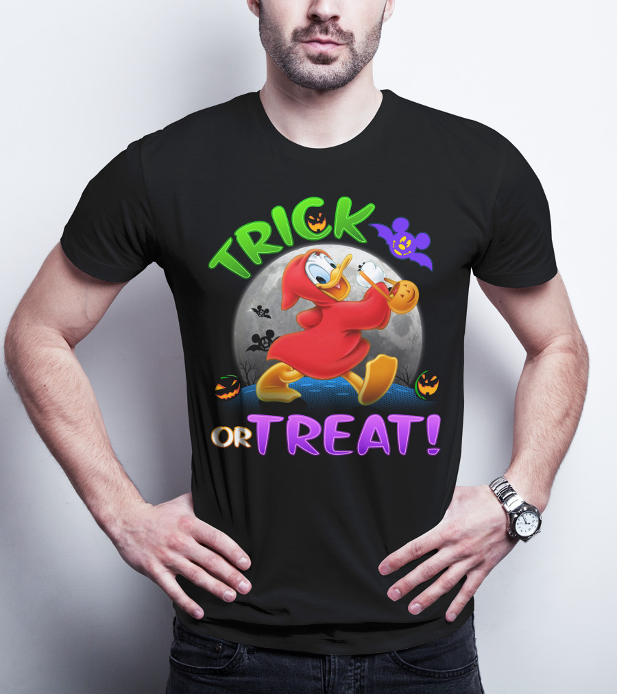 Trick Or Treat Donald Duck Halloween Disney T-Shirt