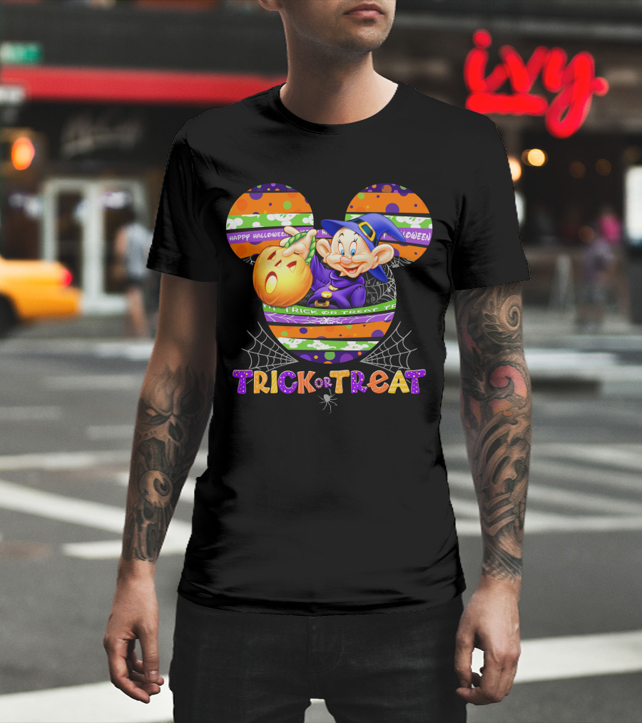 Happy Halloween Dopey Trick Or Treat T-Shirt