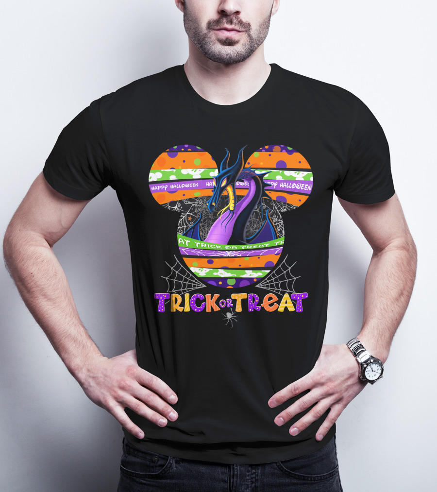 Trick Or Treat Dragon Happy Halloween T-Shirt
