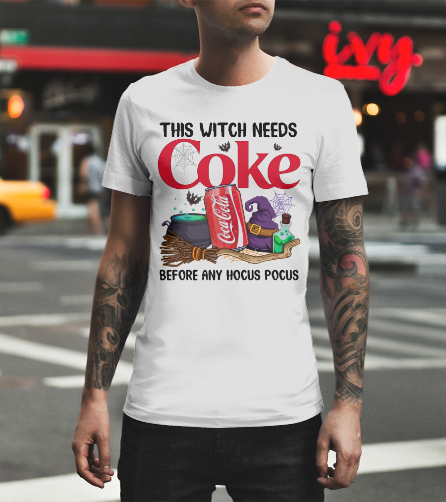 This Witch Needs Coke Before Any Hocus Pocus T-Shirt