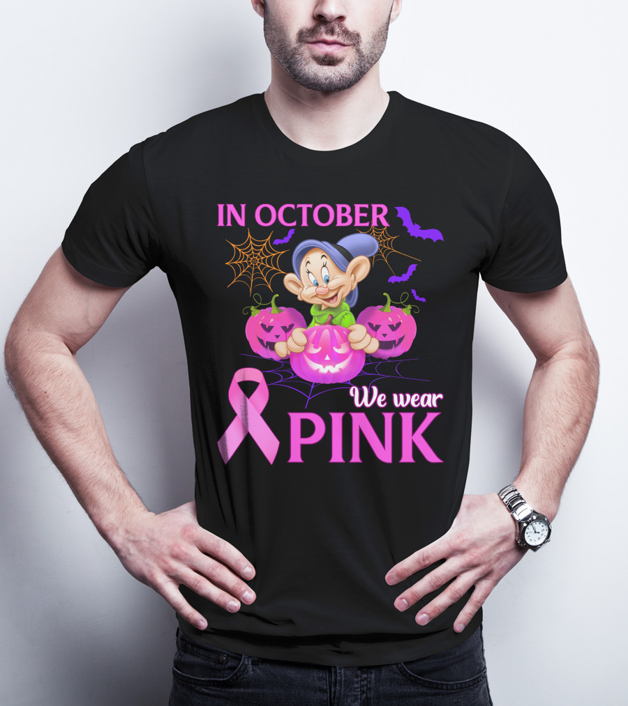 In October We Wear Pink Dopey T-Shirt