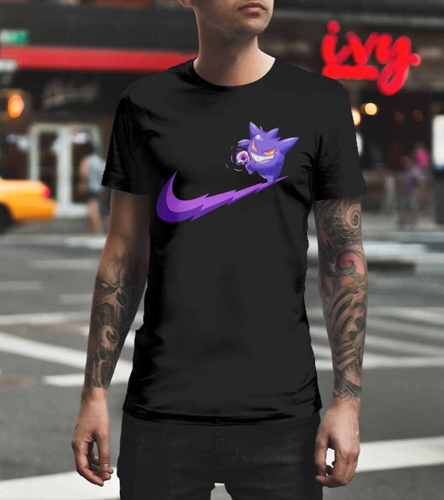 Gengar Ghost Type Nike Crossover T-Shirt