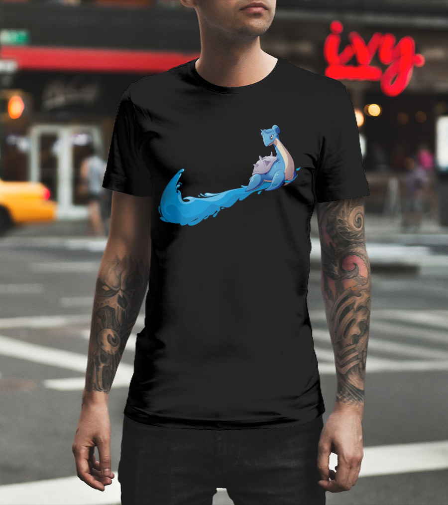 Lapras Water-Type Pokémon Splash T-Shirt