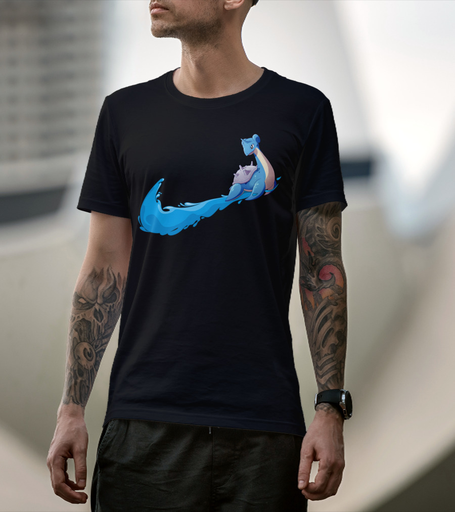 Lapras Water-Type Pokémon Splash T-Shirt
