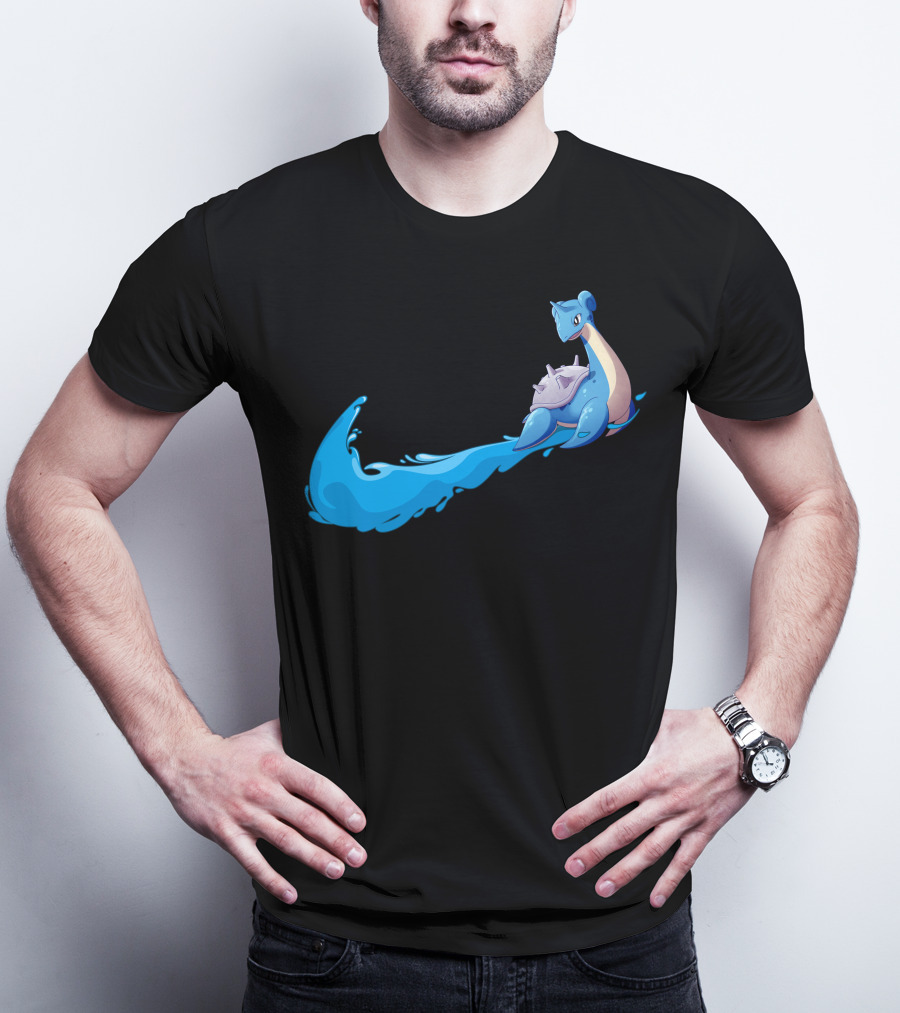 Lapras Water-Type Pokémon Splash T-Shirt
