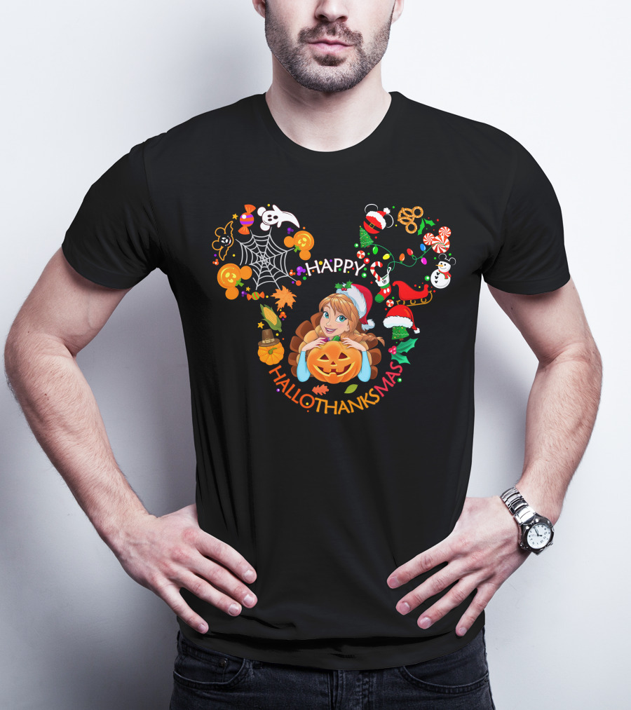 Happy Hallothanksmas Anna T-Shirt