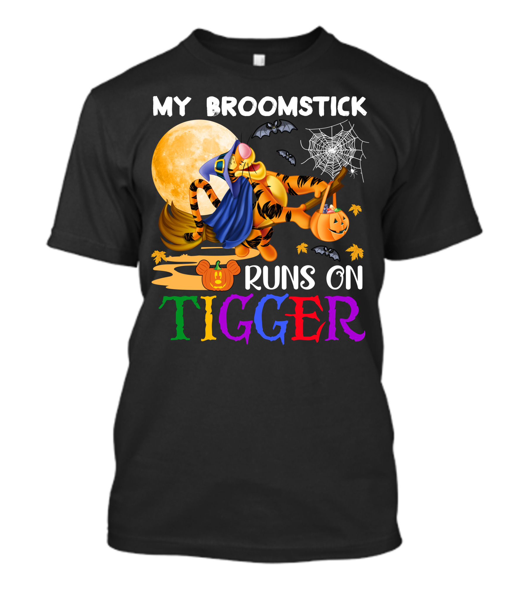 My Broomstick Runs On Tigger T-Shirt