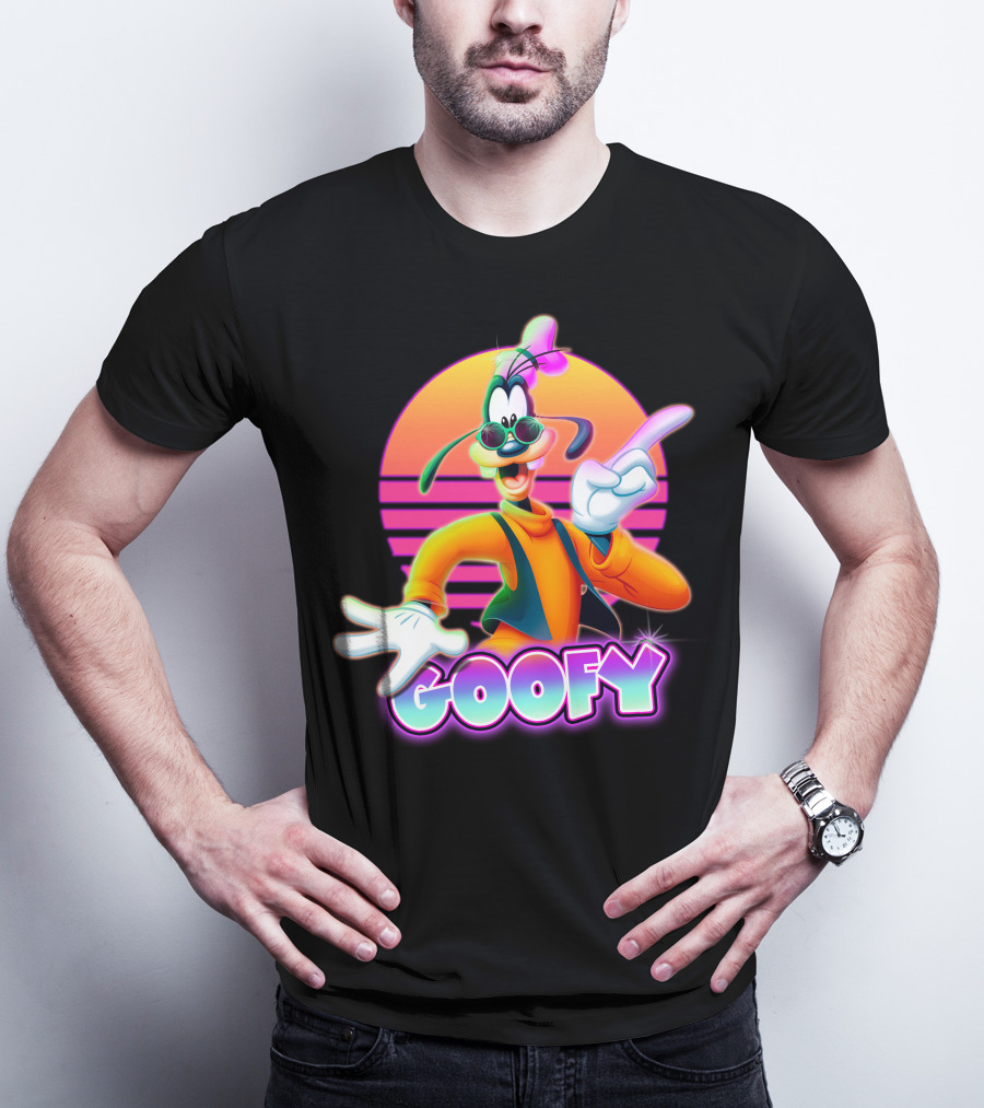 Goofy Retro 80S Sunset Aesthetic T-Shirt