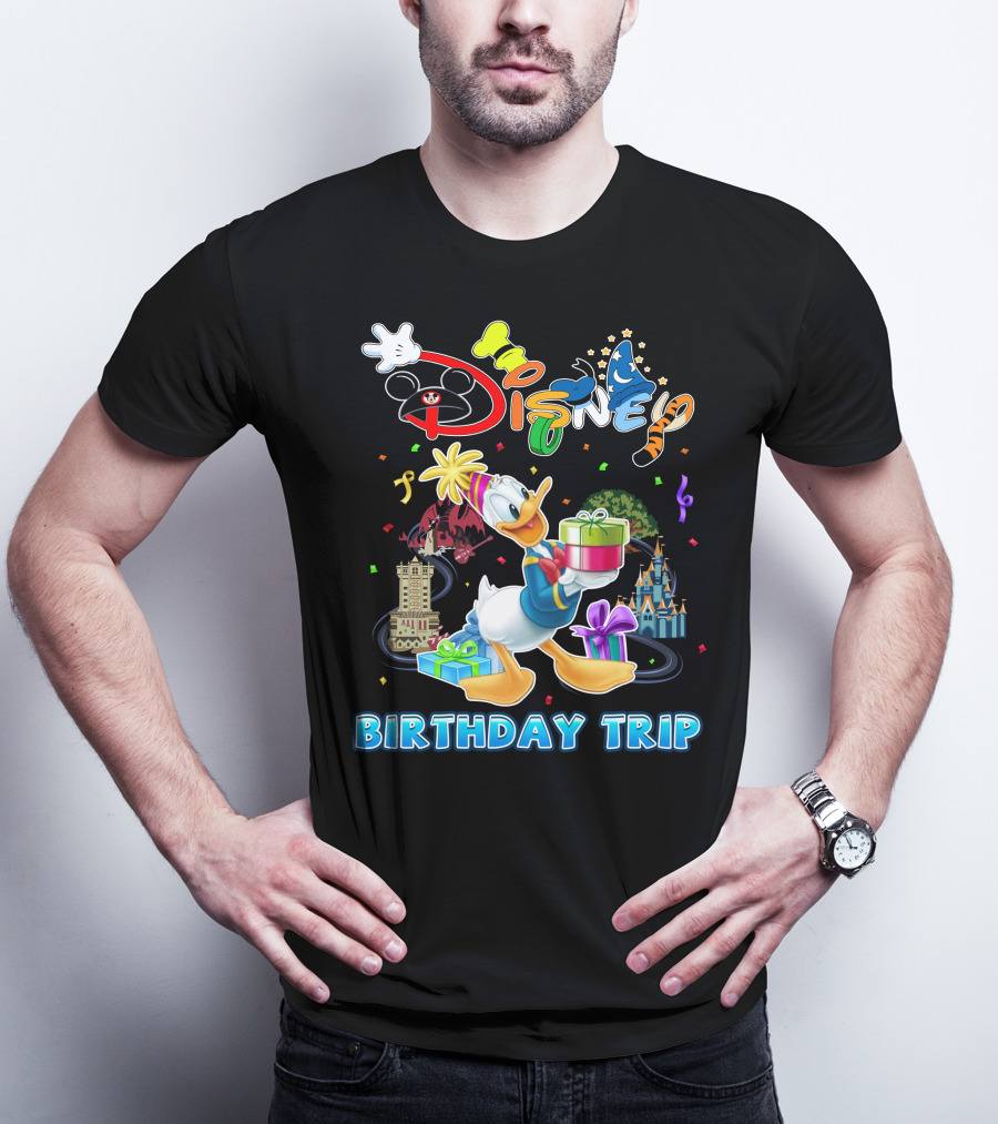 Disney Donald Birthday Trip T-Shirt