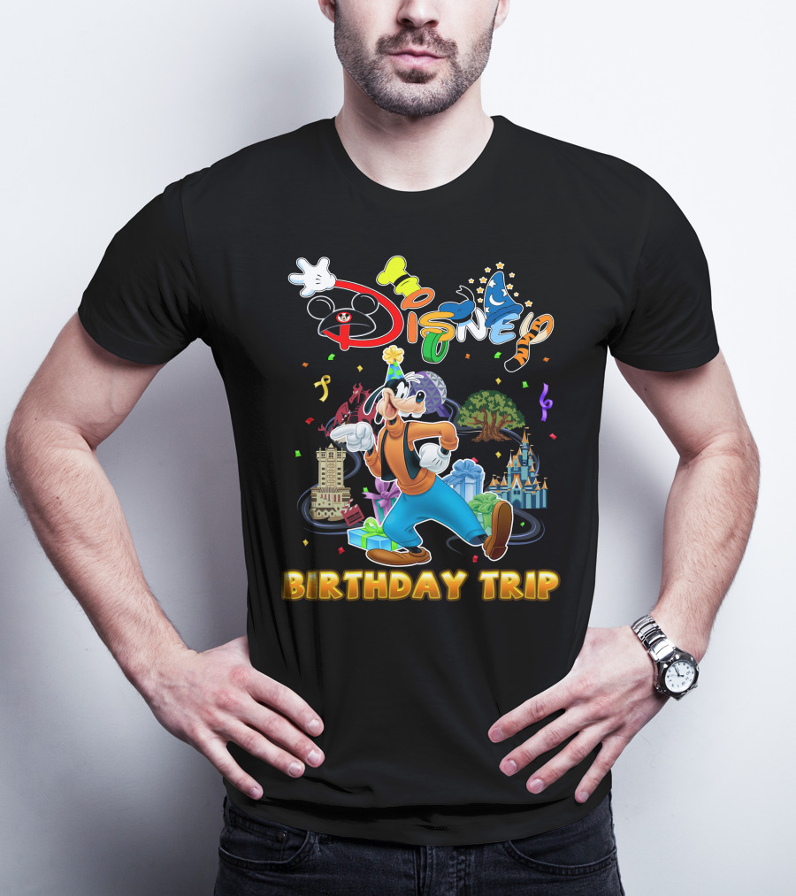 Disney Goofy Birthday Trip Adventure T-Shirt