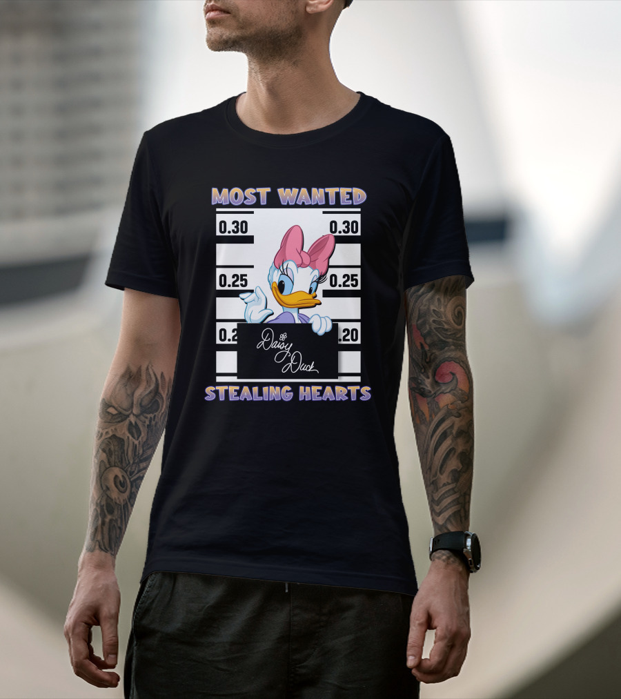 Most Wanted Daisy Duck Stealing Hearts T-Shirt