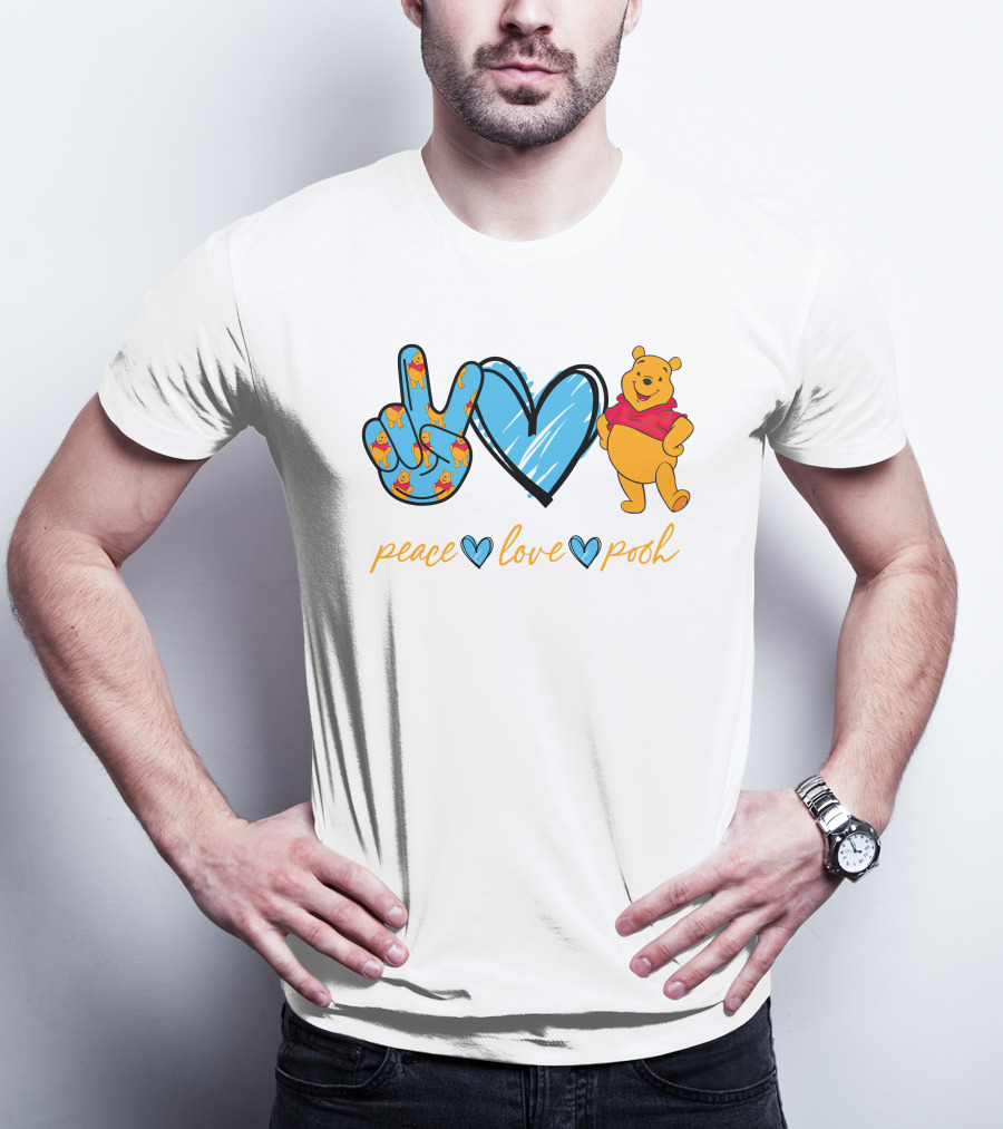 Peace Love Pooh T-Shirt