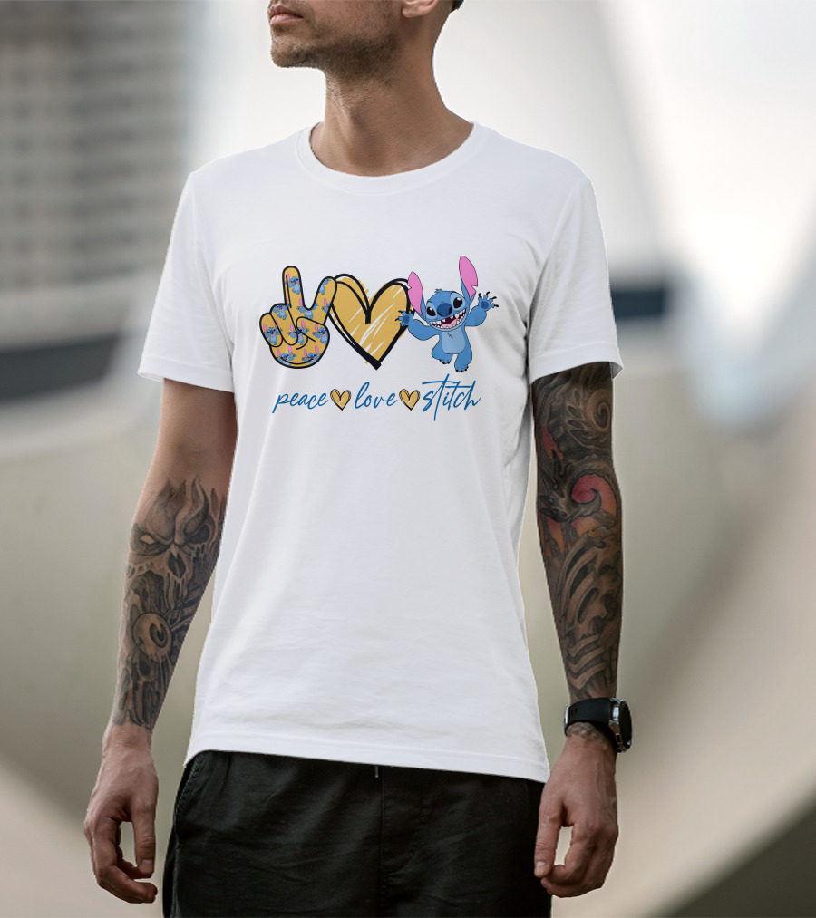 Peace Love Stitch T-Shirt